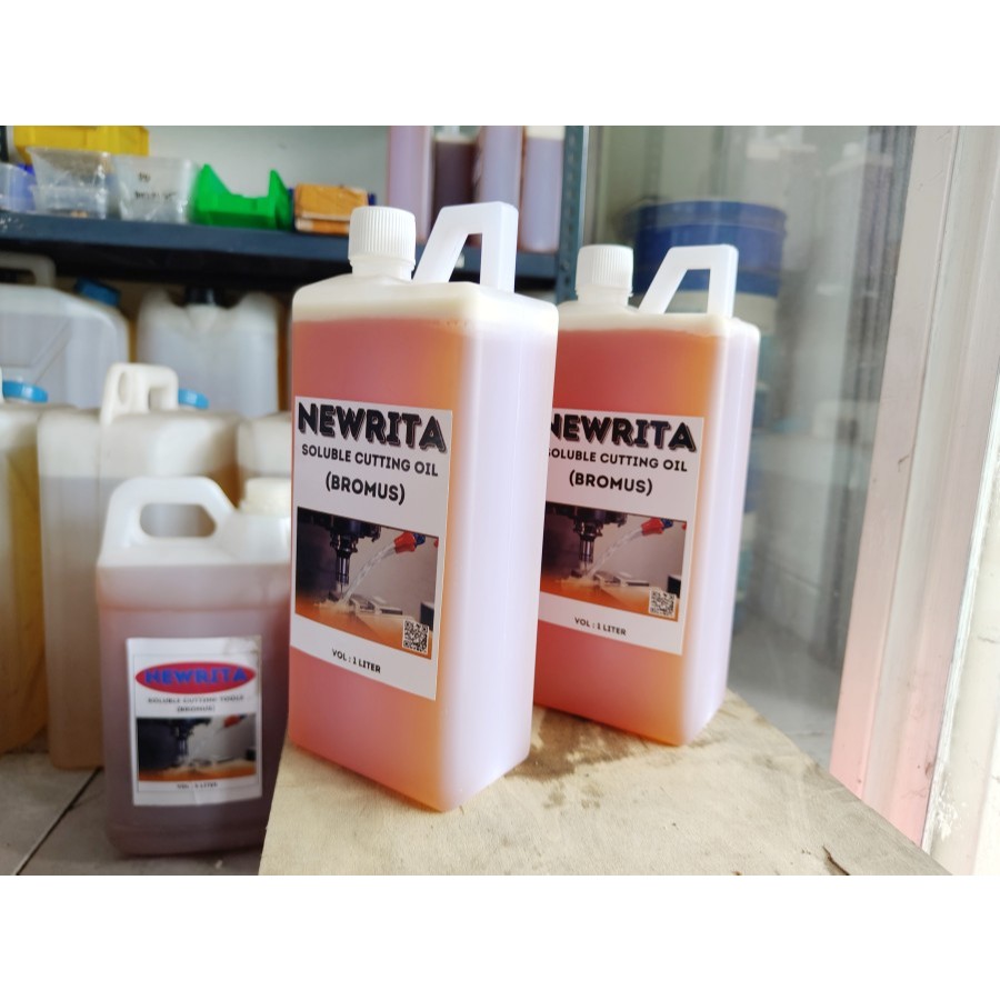 Jual Bromus Soluble Cutting Oil Oli Cutting Coolant Mesin CNC Milling ...