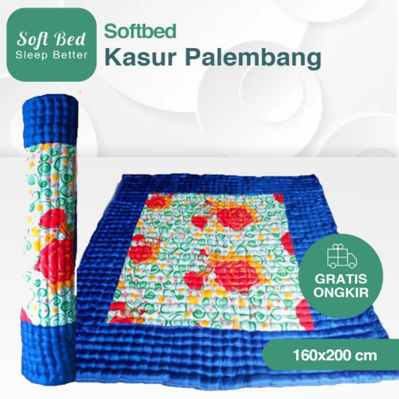 Jual SoftBed - Kasur Lantai Palembang Matras Gulung Full Kapuk Hyget 80 ...