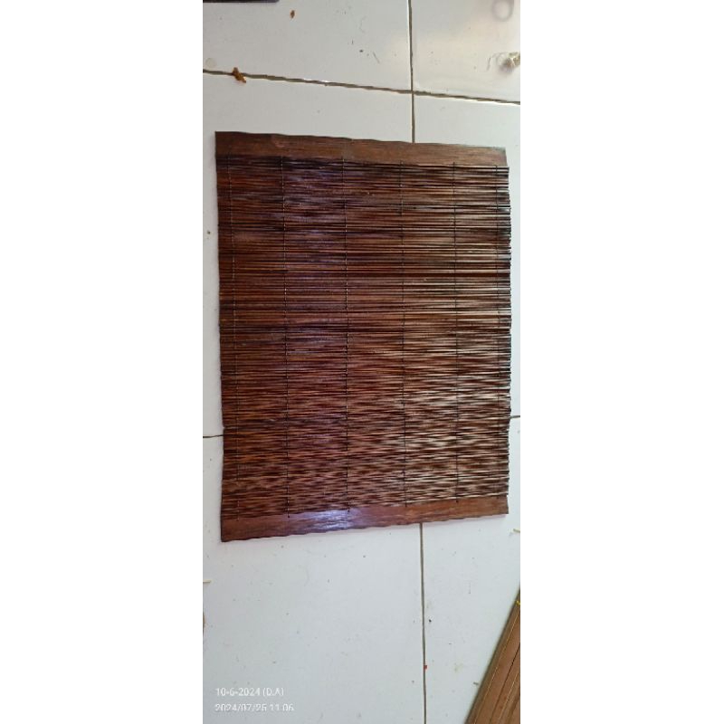 Jual Placemat Bambu Coklat Tua UK 35x45 / Taplak meja / Alas Panas ...