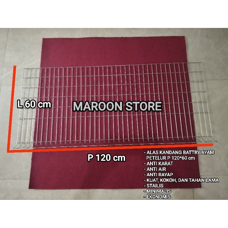 Jual Alas Kandang Battre Battry Galvanis Ayam Petelur Ukuran 120*60 cm ...