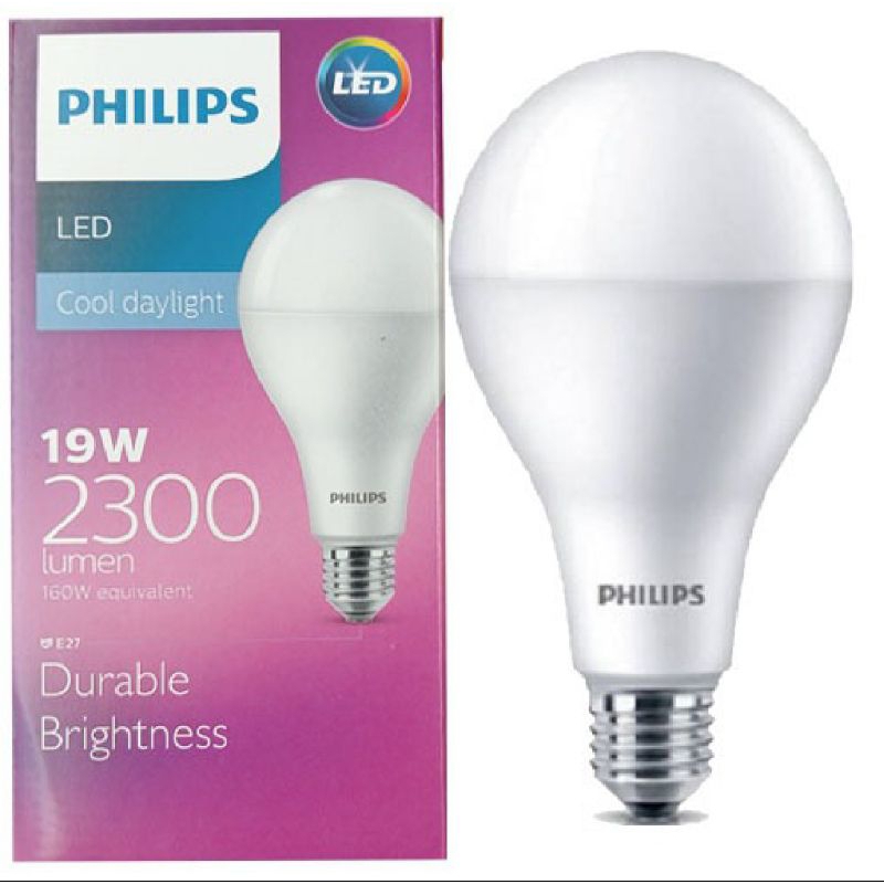 Jual Lampu Bohlam LED Philips 19 Watt 6500K (Nyala Putih) | Shopee Indonesia