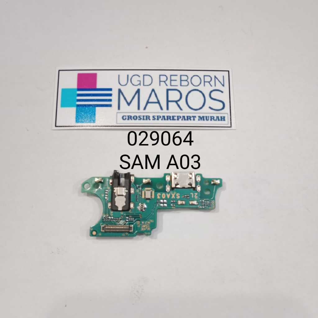 Jual UIBOARD+CON CHARGER+MIC+HF SAMSUNG A03/A035/A035F COPY | Shopee ...