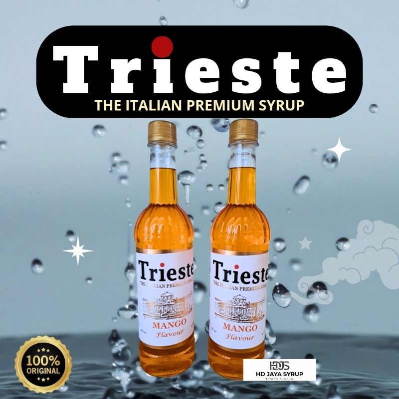 Jual Trieste Syrup Mango 650ml | Shopee Indonesia