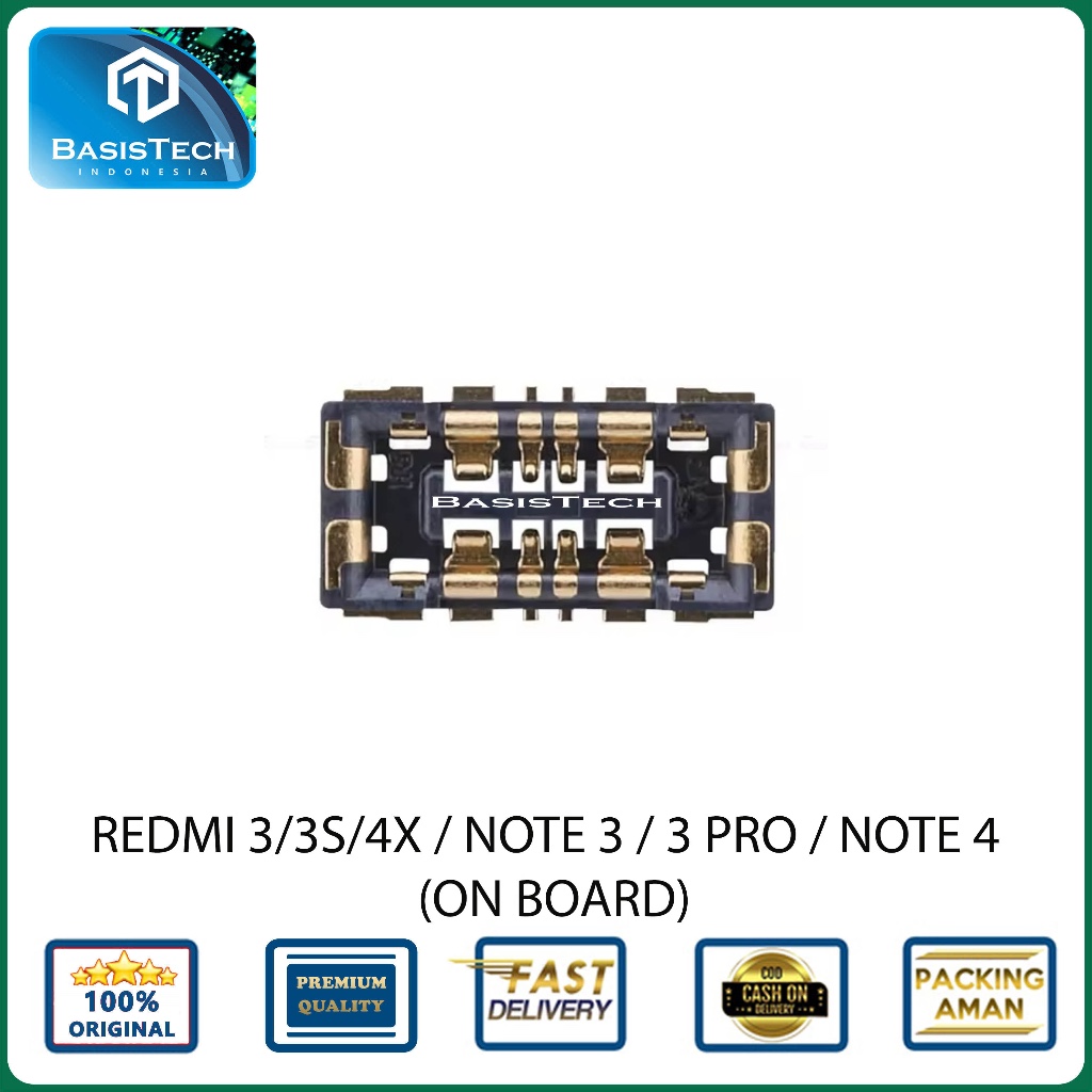 Jual KONEKTOR BATERAI XIAOMI REDMI 3 - 3S - 4X - NOTE 3 - 3 PRO - NOTE 4 ORIGINAL QUALITY ...