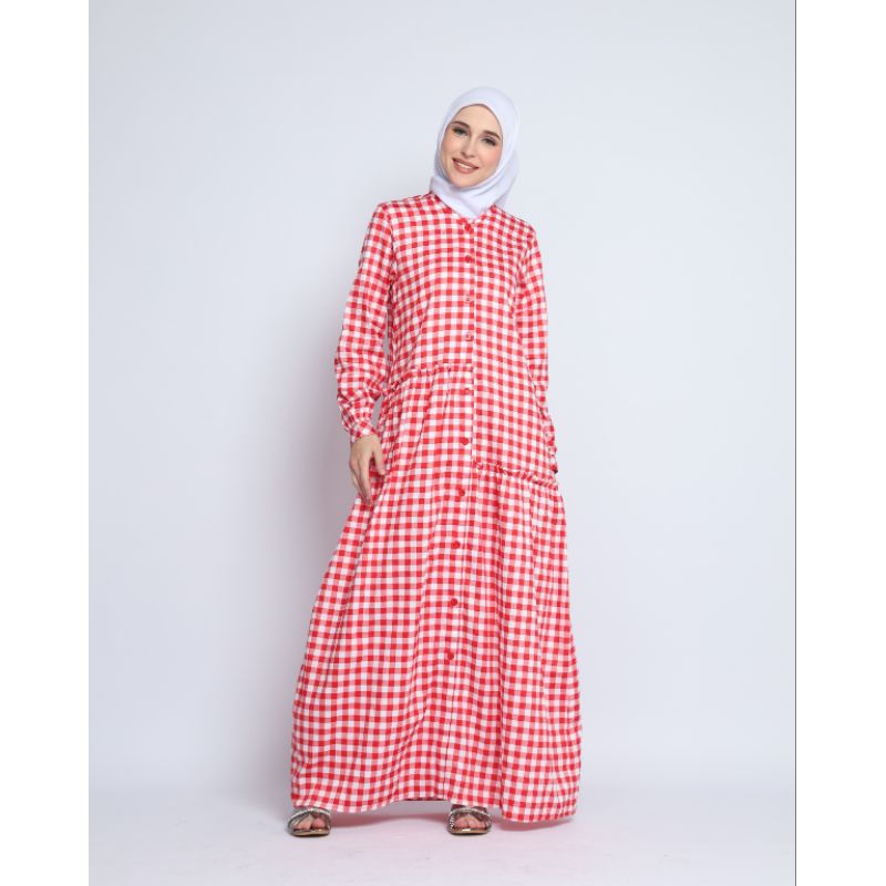 Jual Gamis Merah Putih 107 Gamis Merdeka | Shopee Indonesia