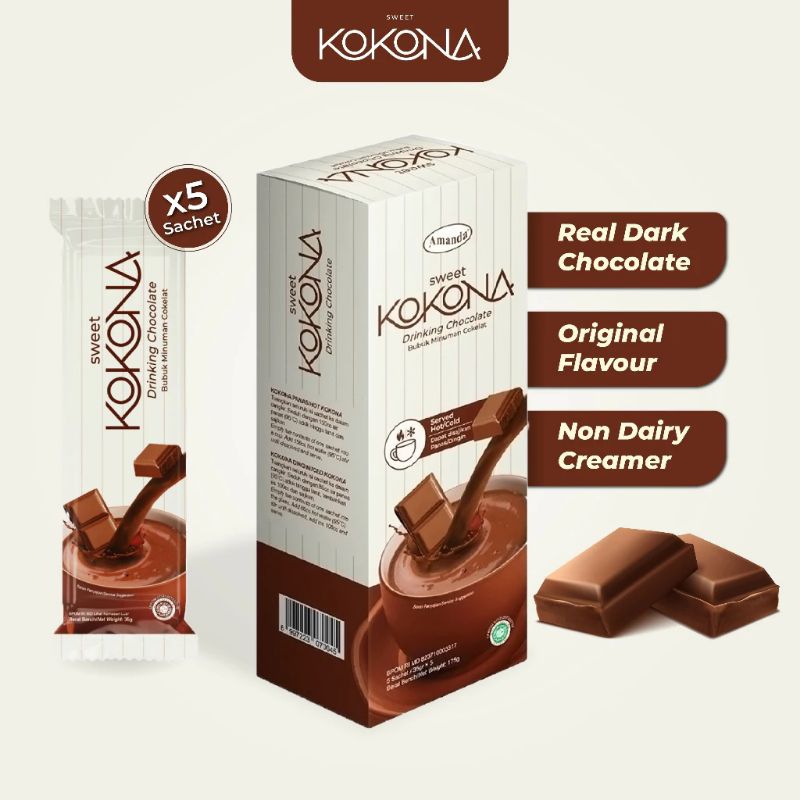 Jual Sweet Kokona Coklat seduh bubuk by Amanda Brownies | Shopee Indonesia