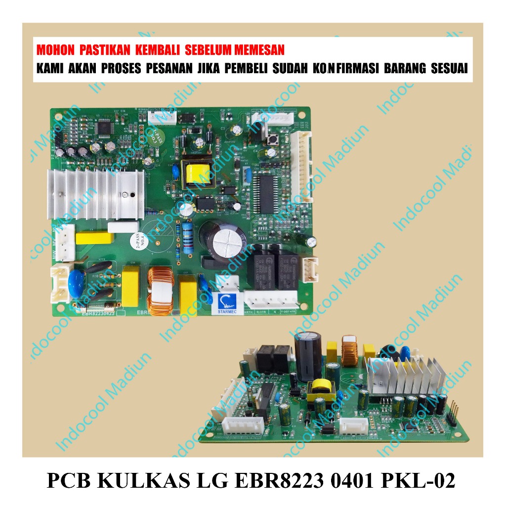 Jual PKLG2 PANEL / MODUL KULKAS / PCB KULKAS LG EBR8223 0401 PKL-02 ...