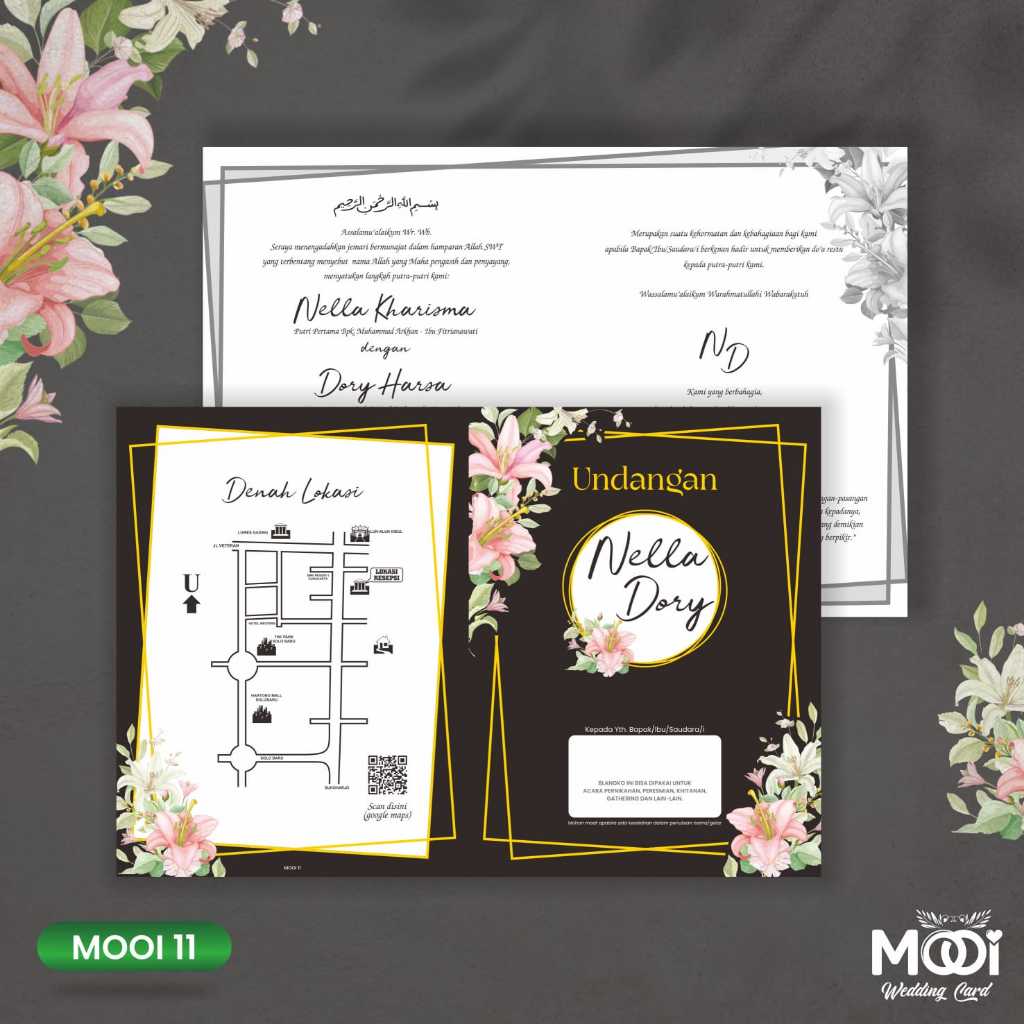 Jual Blangko Undangan Zigna MOOI 11 | Blangko Undangan | Kertas ...