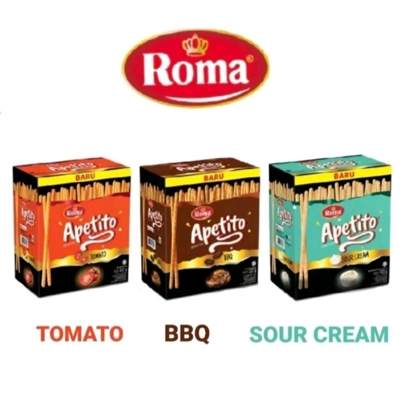 Jual Biskuit Roma Stick Apetito 18,5 gr ( 1 BOX/12 PCS ) | Shopee Indonesia