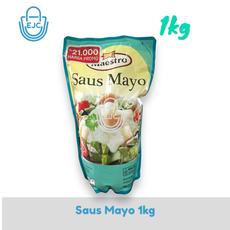 Jual Maestro Saus Mayo Mayonais Mayonnaise 1kg | Shopee Indonesia