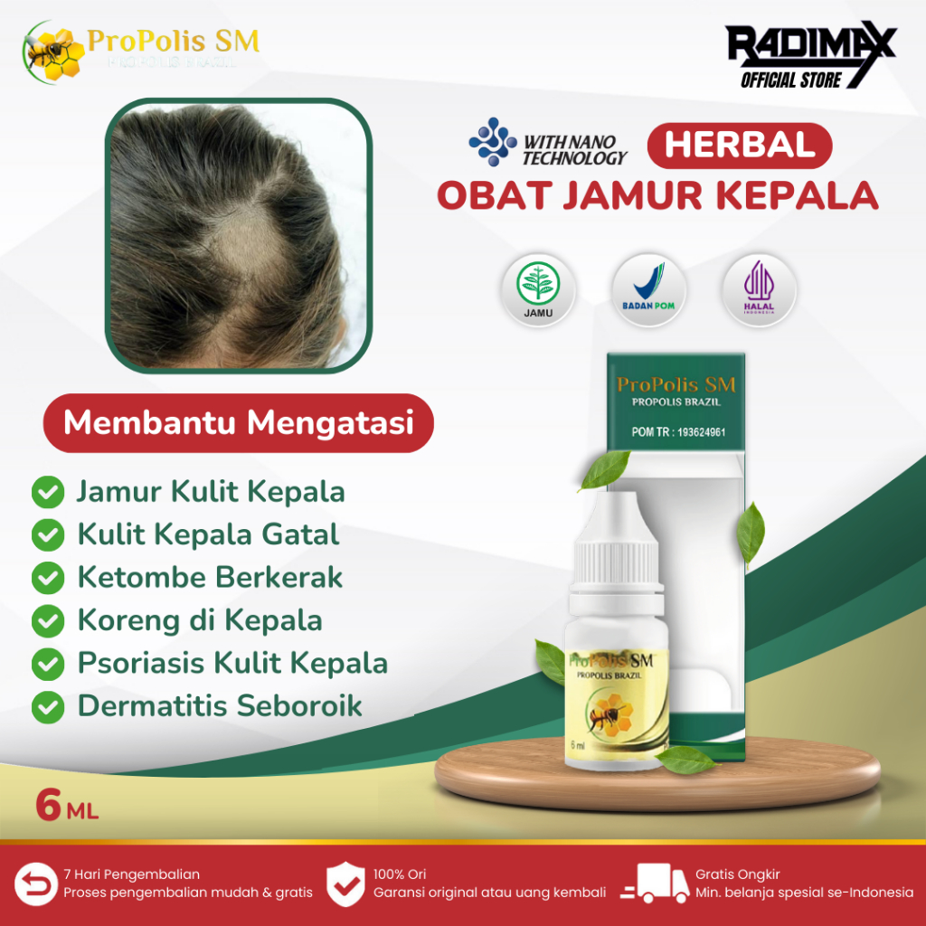 Jual Obat Jamur Kulit Kepala Gatal Ketombe Berkerak Koreng Psoriasis Dermatitis Seboroik ...