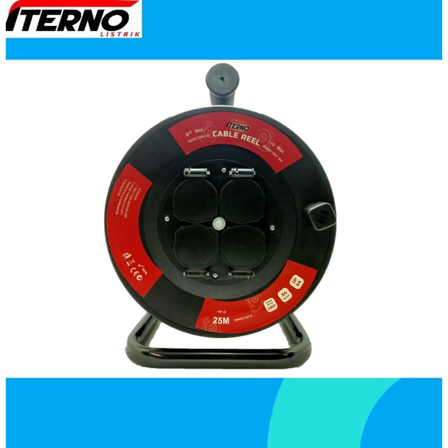 Jual Kabel Rol 25M Cable Roll Reel Iterno | Shopee Indonesia