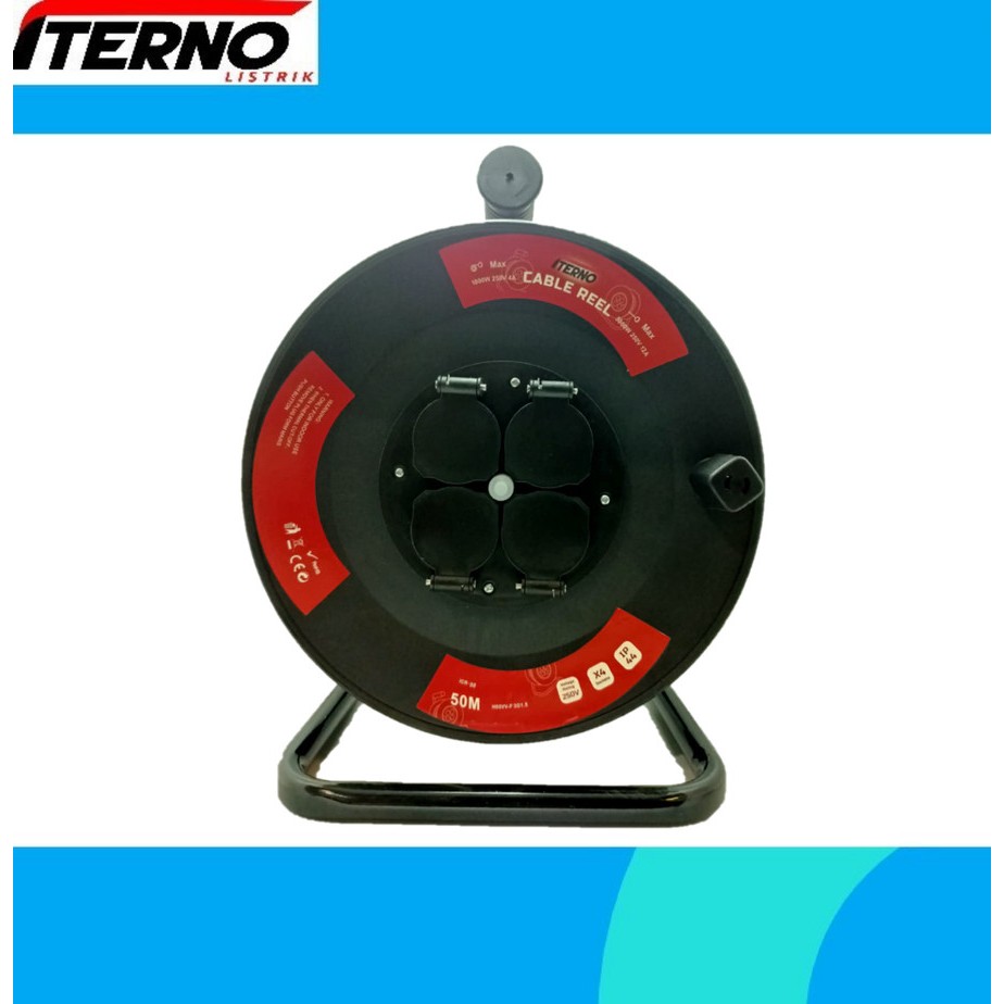 Jual Kabel Rol 50M Cable Roll Reel Iterno | Shopee Indonesia