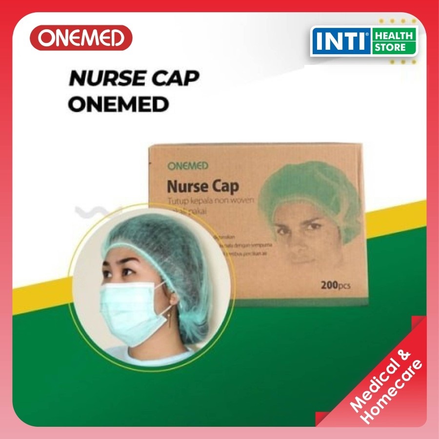 Jual Onemed | Nurse Cap | Penutup Kepala Onemed Isi 200 Pcs | Shopee ...