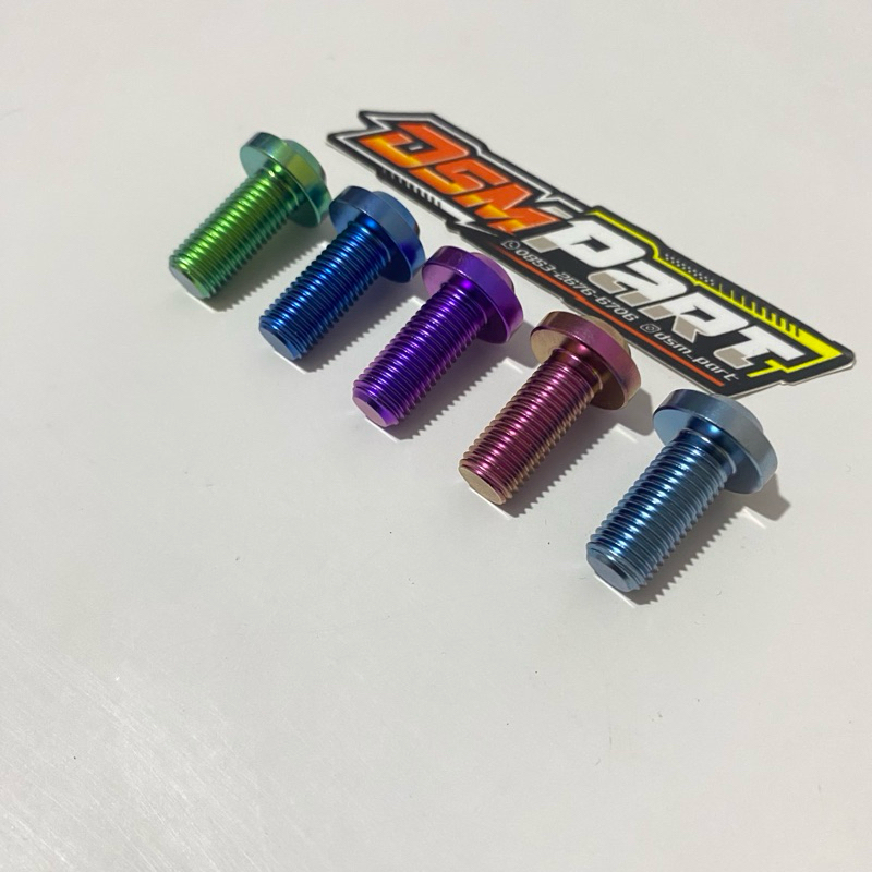 Jual Baut Titanium Breket Kaliper 2P 2 Piston Brembo KTC Frando Original Titanium GR5 (2 biji ...