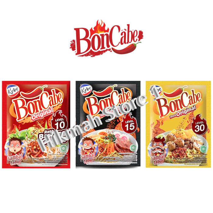 Jual Bon cabe SACHET / Boncabe sachet botol level 15 / level 30 lvl 10 ...