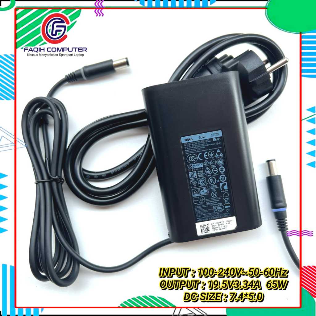Jual Adaptor Charger Laptop Latitude 5400 5500 7300 P80F P96G P97G P98G ...