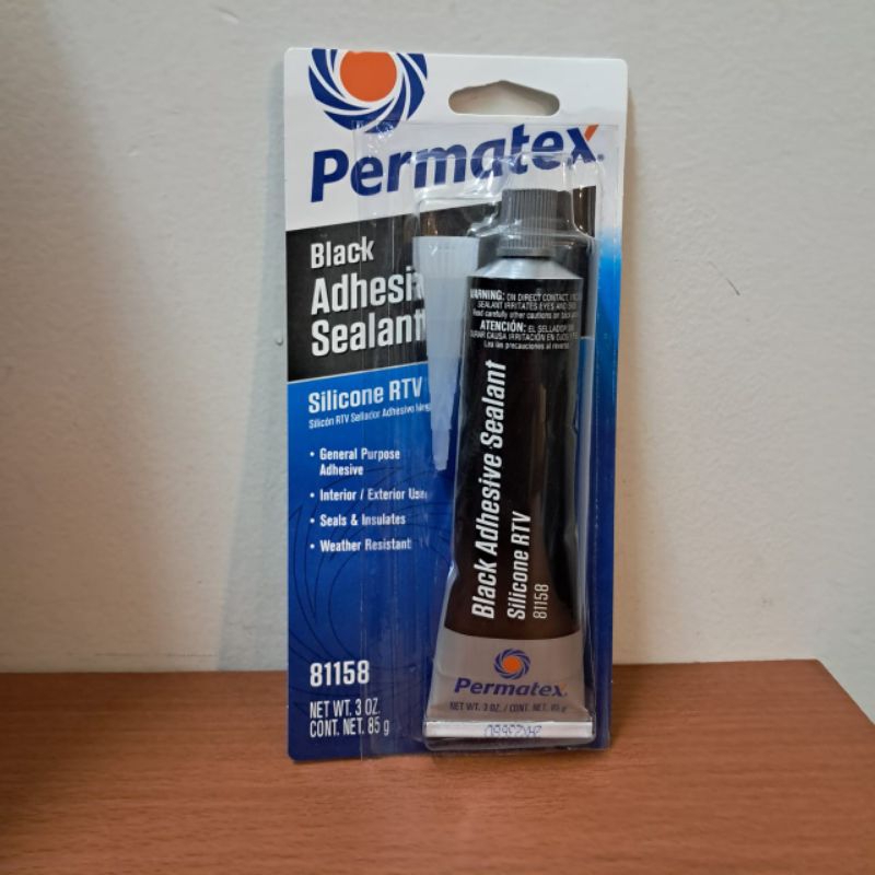 Jual Lem permatex black adhesiv sealant 85gram | Shopee Indonesia
