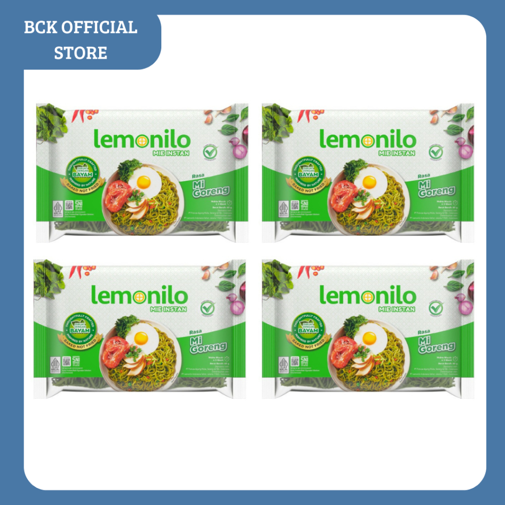 Jual Lemonilo Mie Instan Goreng 65gr (pcs) | Shopee Indonesia