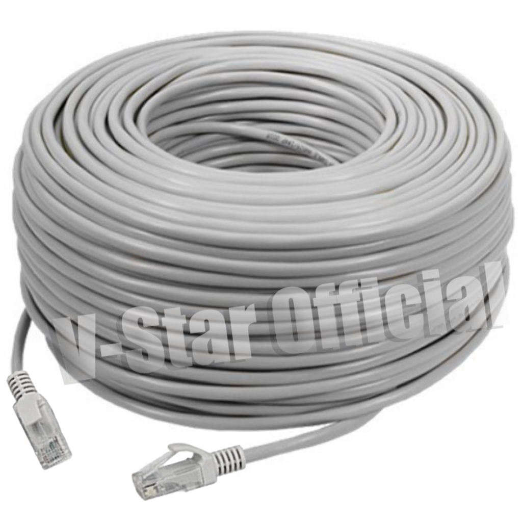 Jual Kabel Wifi Indihome 100 Meter UTP Tinggal Pakai Cat 5e | Shopee ...