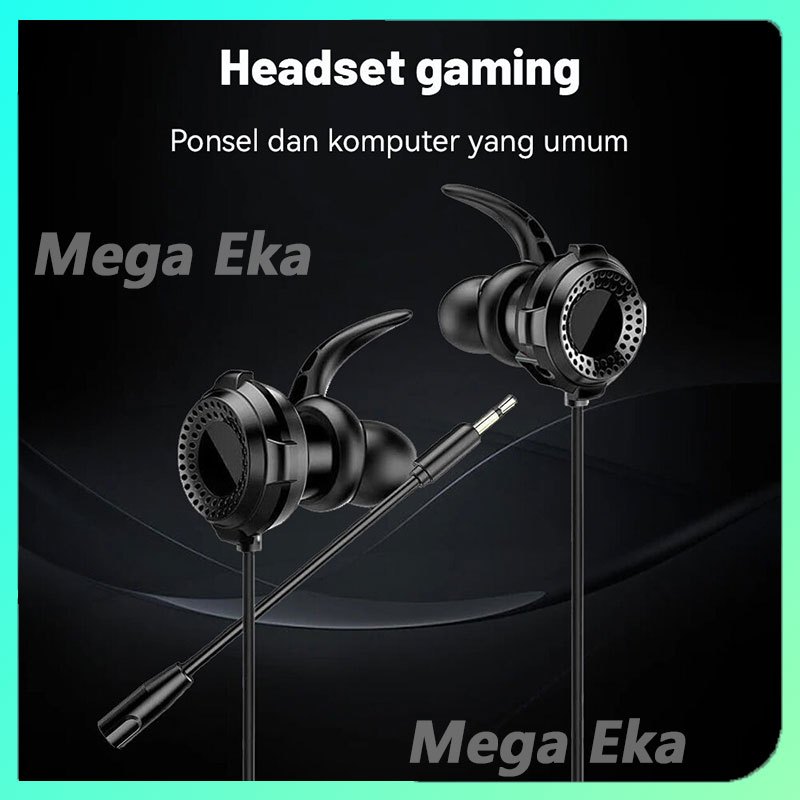 Jual Earphone Gaming In Ear Gaming - Headset Mic Gaming / headset gaming - earphone gaming ...
