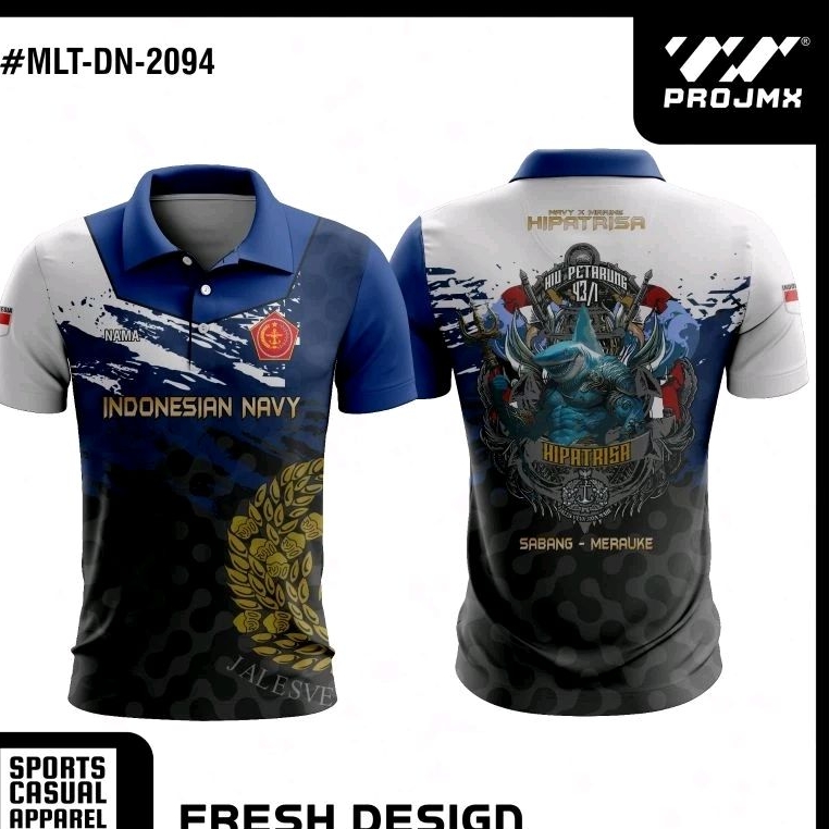 Jual PROJMX - KAOS JERSEY HIPATRISA TNI AL (BISA CUSTOM) BAHAN SHIMANO | Shopee Indonesia
