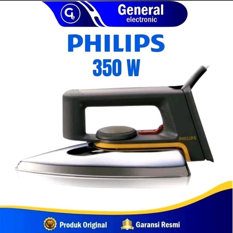 Jual Setrika Kering Philip HD 1172 350 W dengan lapisan anti lengket ...