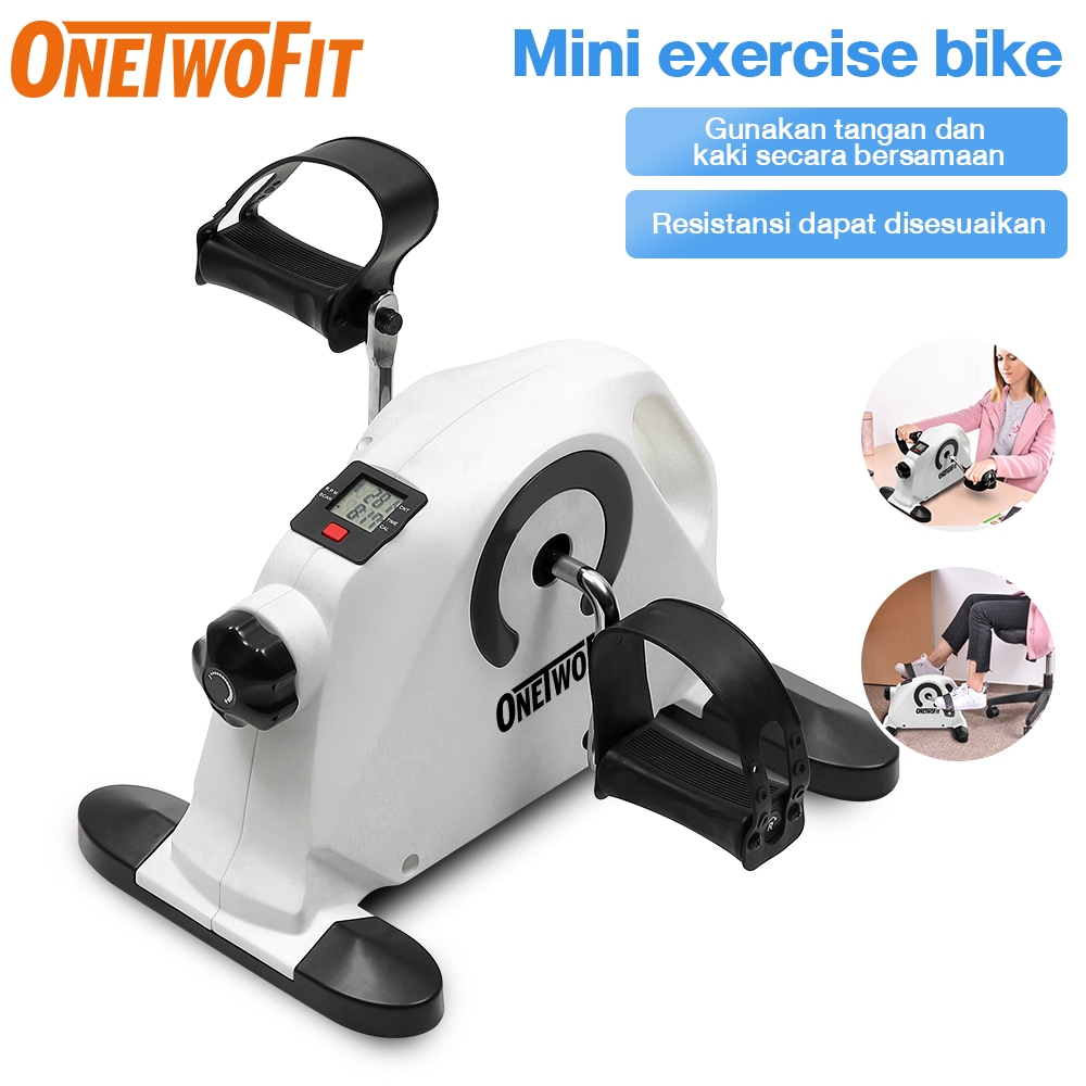 Jual OneTwoFit Mini Exercise Bike Sepeda Statis Terapi Portable Sepeda ...