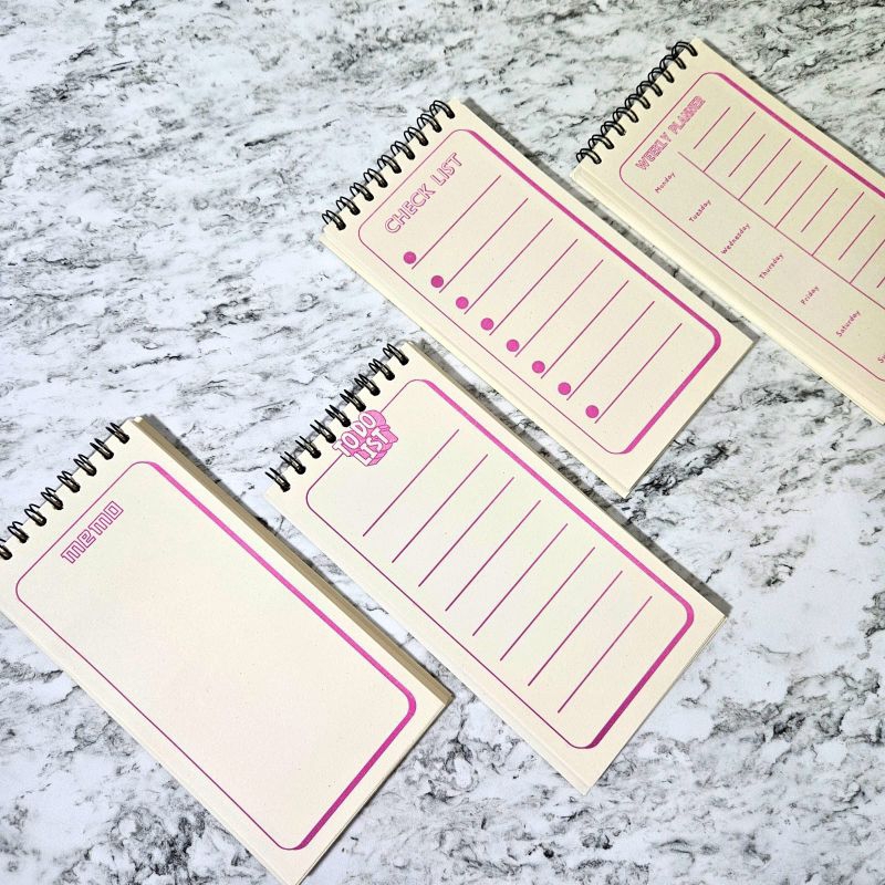 Jual buku memo/buku checklist/buku weekkly planner/buku too do list ...