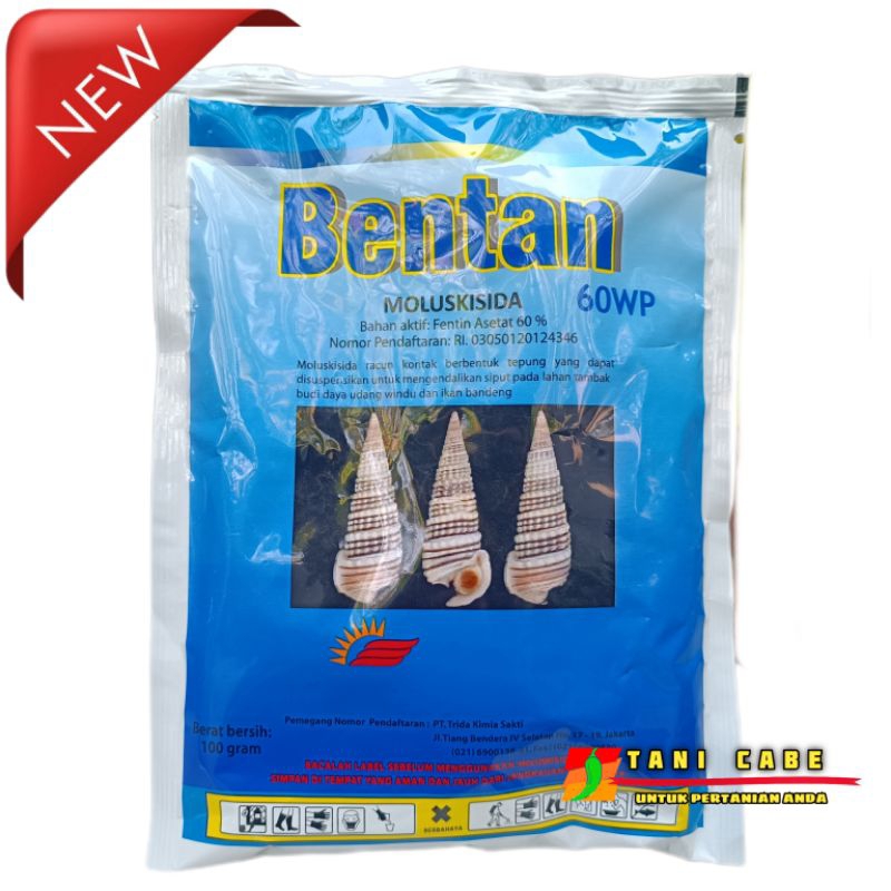Jual BENTAN 60 WP BASMI KEONG SAWAH DAN SIPUT 100 grm | Shopee Indonesia