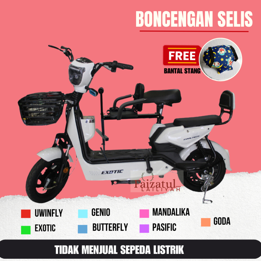 Jual Boncengan Anak Sepeda Listrik Boncengan Sepeda Listrik Boncengan ...
