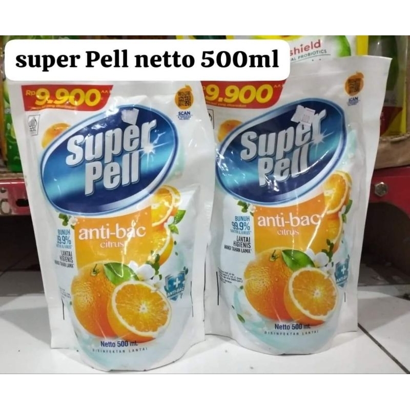 Jual Super Pell Pembersih Lantai 500ml | Shopee Indonesia