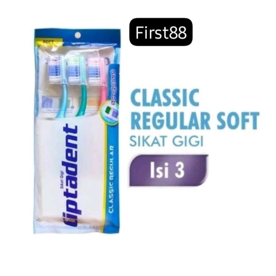 Jual Sikat Gigi - Ciptadent Classic Regular Soft Toothbrush isi 3 ...