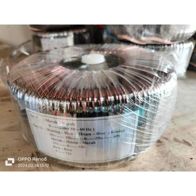 Jual TRAFO TOROID MURNI DONAT 15A CT 55V-65V | Shopee Indonesia