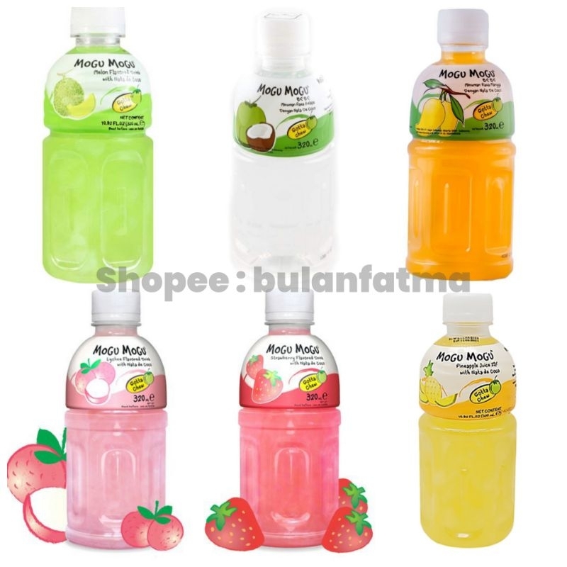 Jual MOGU MOGU Nata De Coco Pet 320 ml All Varian | Shopee Indonesia