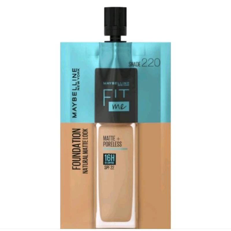 Jual Maybelline Fit Me Matte Foundation Sachet | Shopee Indonesia