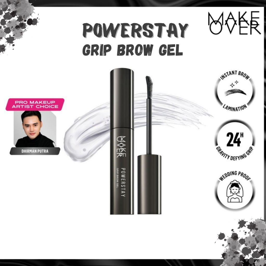 Jual Make Over Powerstay Grip Brow Gel 5.5g/Pensil Alis | Shopee Indonesia