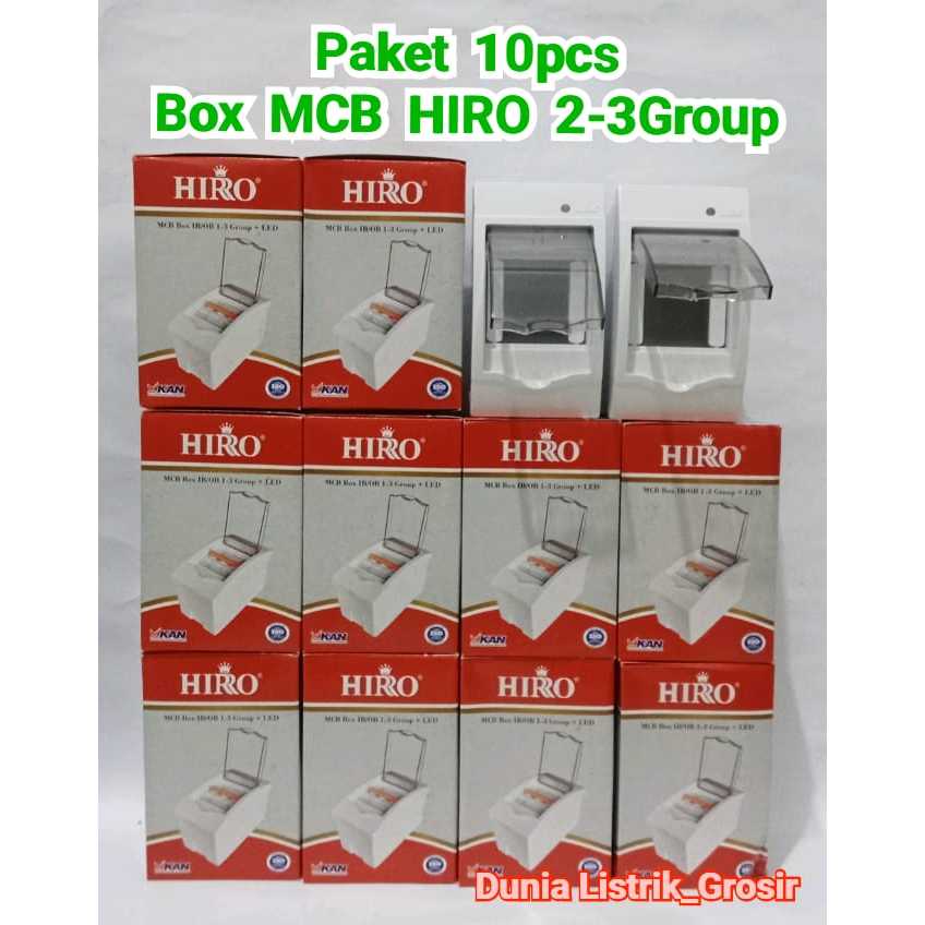 Jual PAKET HEMAT 10 PCS Box MCB IB/OB 1-3 Grup HIRO Type ART-238 ...