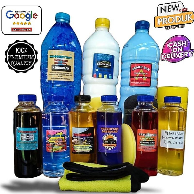 Jual paket perawatan body motor penghitam body semir ban obat jamur ...