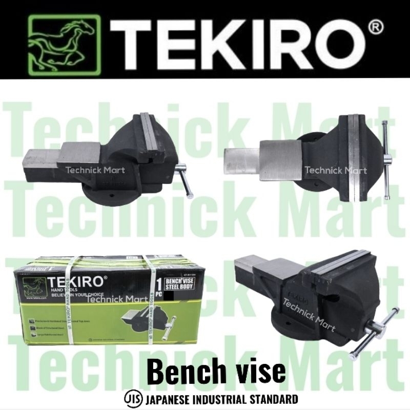 Jual TEKIRO bench vise 3 inchi 4 inchi 5 inchi ragum tanggem besi ...