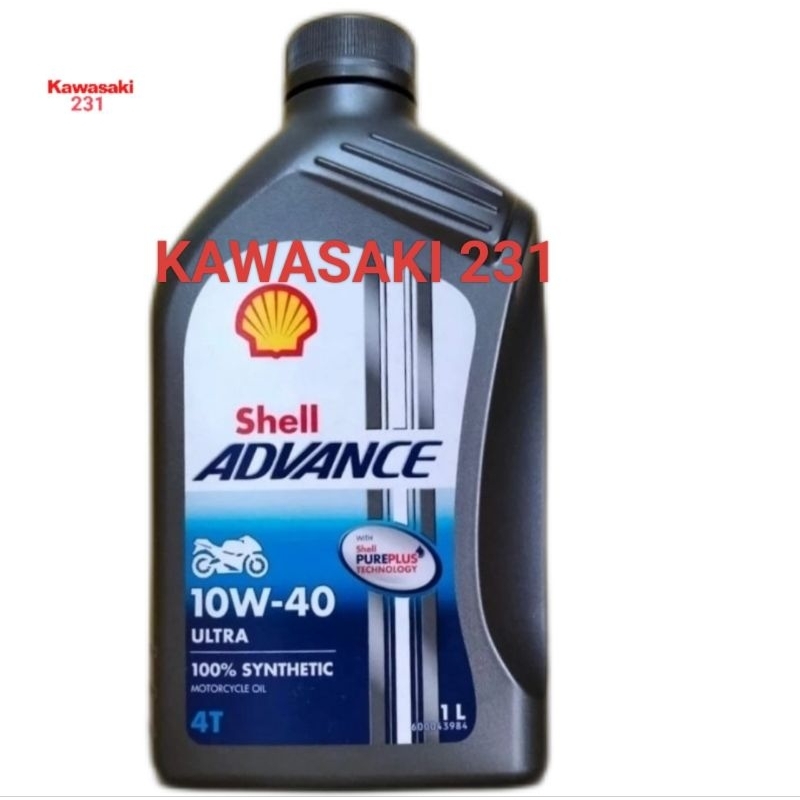 Jual Oli Mesin Shell Advance Ultra 100%Synthetic Motorsport 10W-40 ...