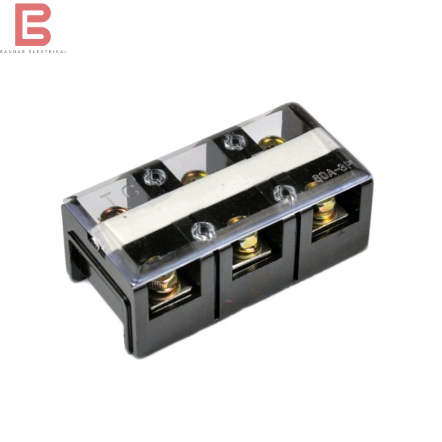 Jual Terminal Block Blok 3 Pole 60A TC-603 / TC603 TAB | Shopee Indonesia