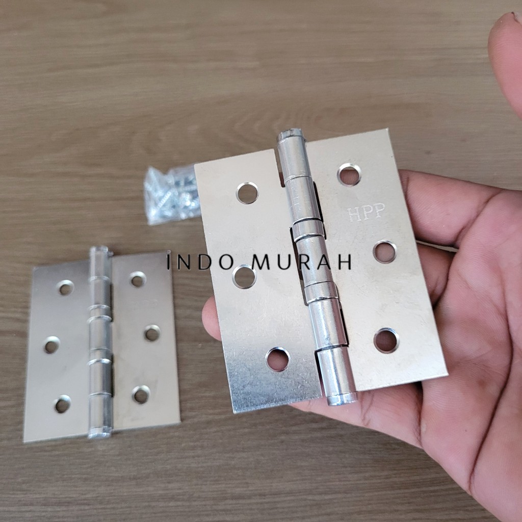 Jual engsel pintu jendela pintu 3" inch engsel plat Baja stainless ...