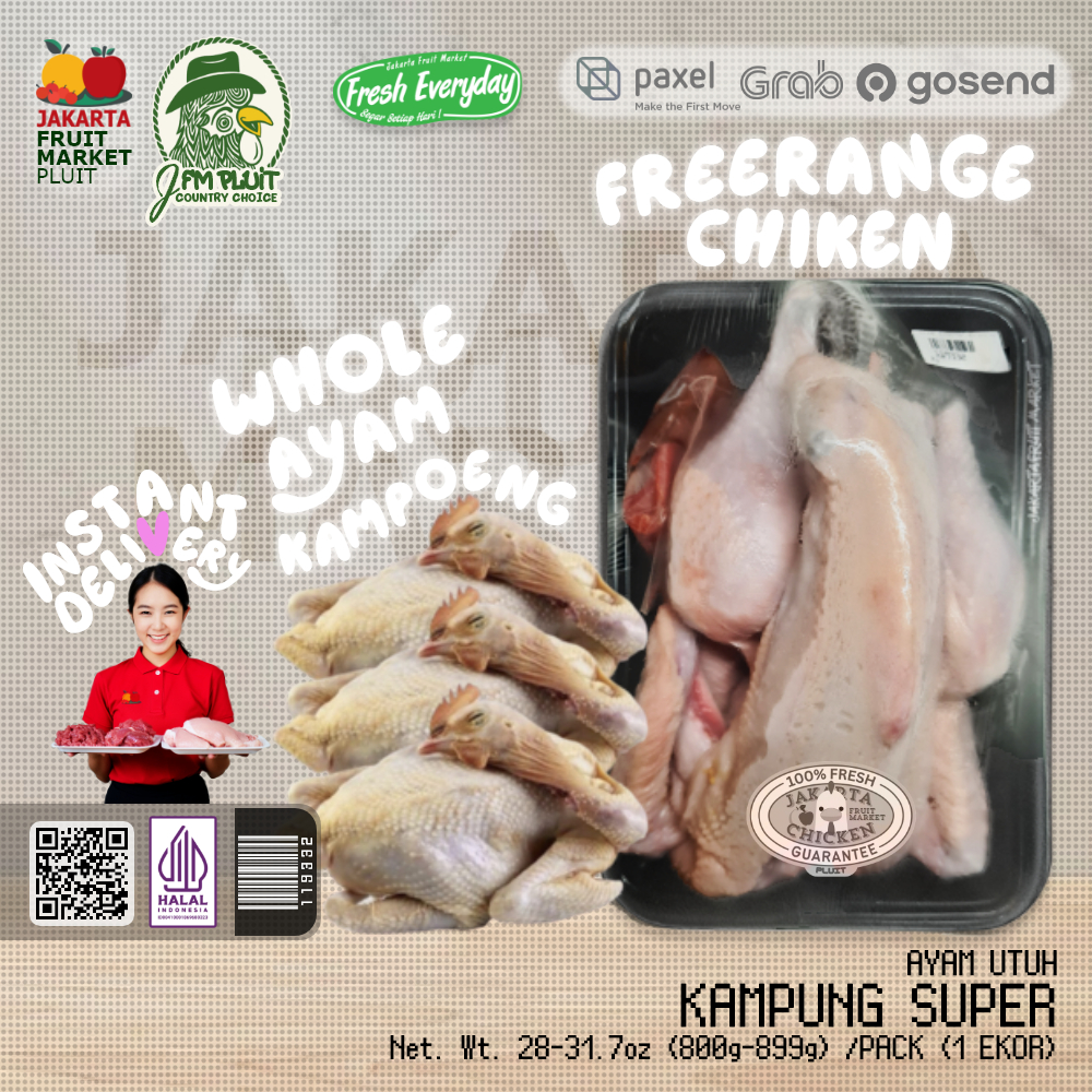 Jual AYAM KAMPUNG UTUH | HALAL Fresh Whole Free Range Chicken Daging ...