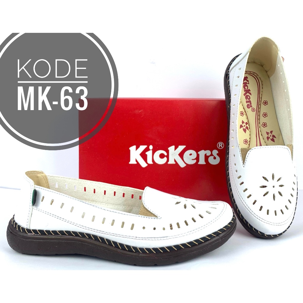 Jual Sepatu Wanita Kickers Slip On Kode MK-63 | Shopee Indonesia