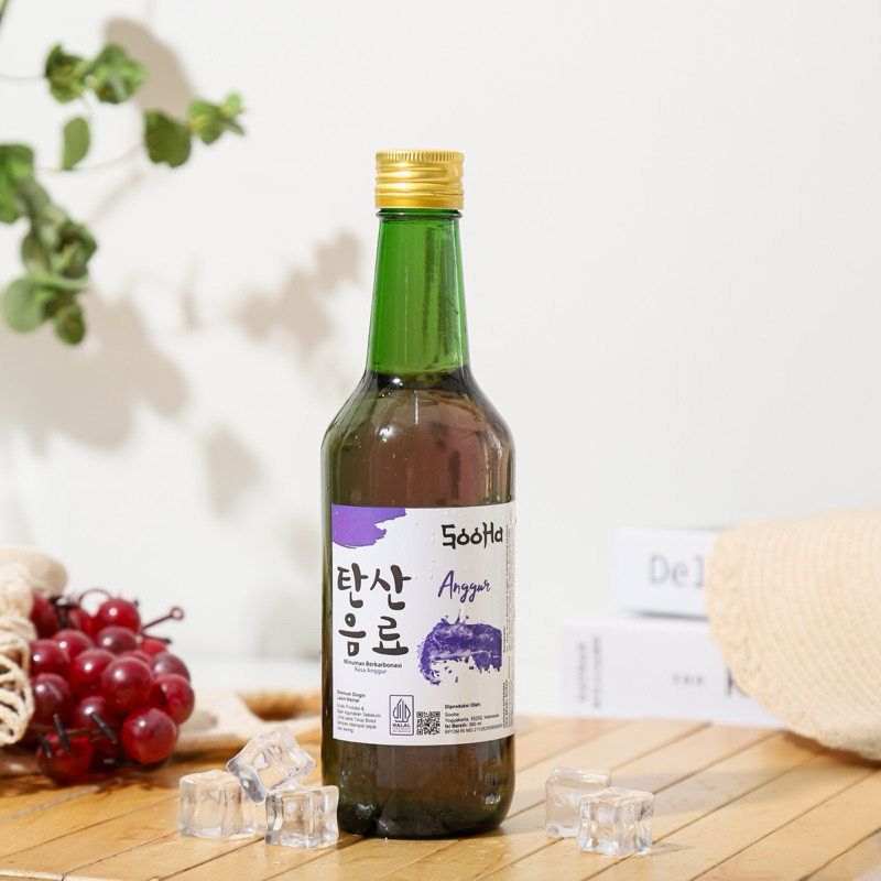 Jual Sooha Anggur Minuman Berkarbonasi Halal dan BPOM | Shopee Indonesia