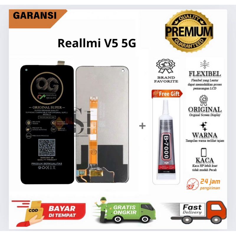 Jual LCD TOUCHSCREEN REALMI V5 5G FULLSET ORIGINAL | Shopee Indonesia