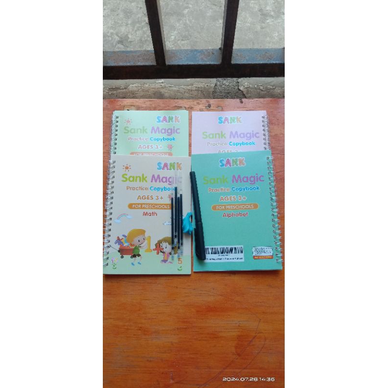 Jual Buku SANK MAGIC(1 set isi 4 buku+ pulpen dan isi pulpennya ...