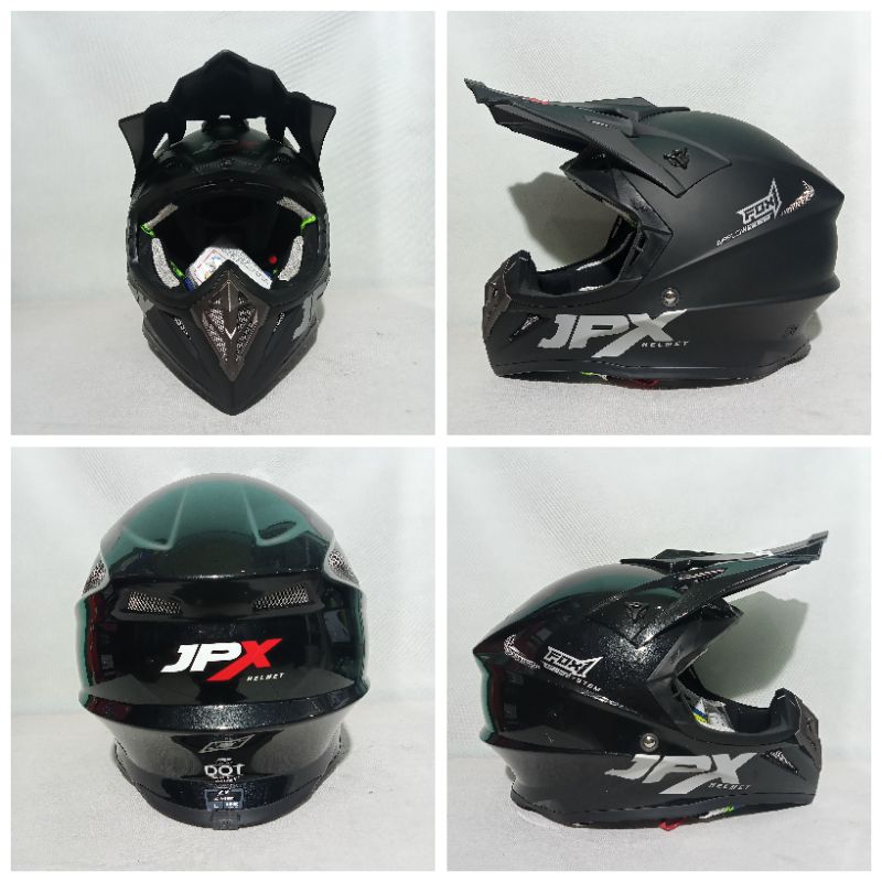 Jual HELM JPX FOX1 WARNA SOLID ORIGINAL HELM CROSS | Shopee Indonesia