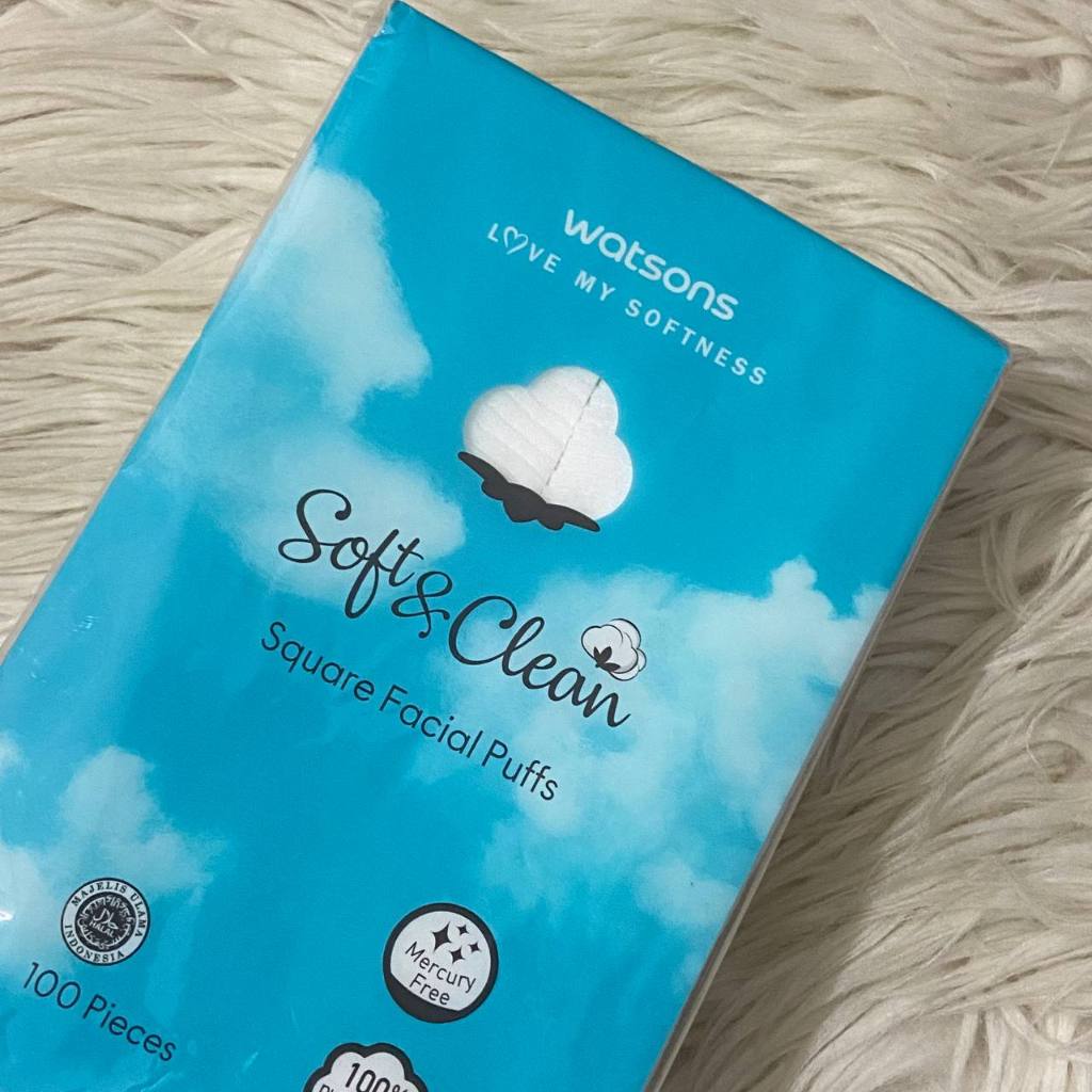 Jual Watsons Square Facial Puffs - Kapas | Shopee Indonesia